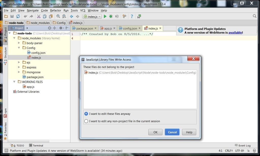 Adding Files To Projects In Webstorm Stack Overflow 6664