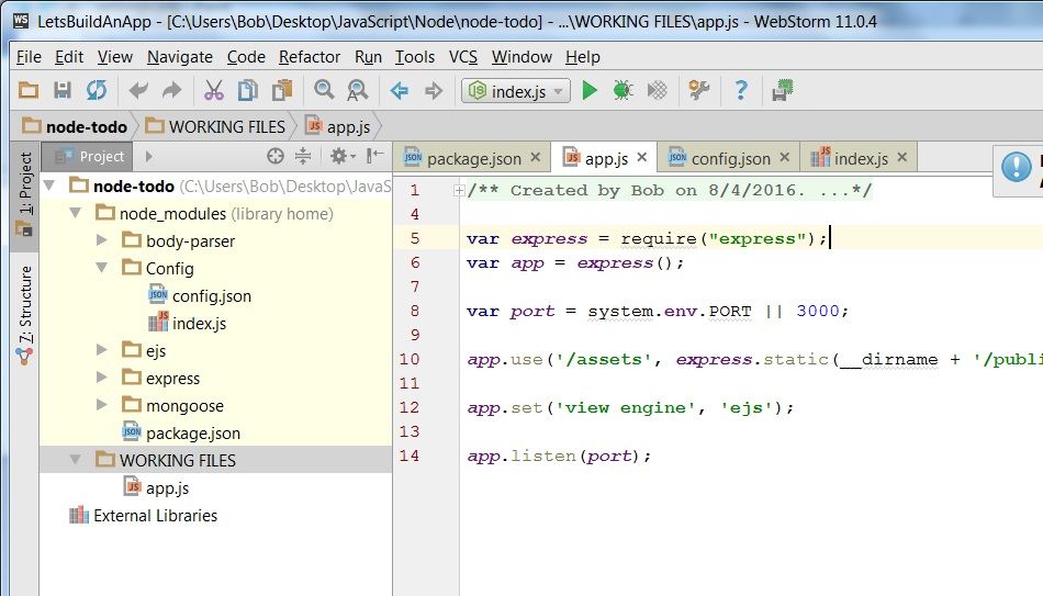 Adding Files To Projects In Webstorm Stack Overflow 8430