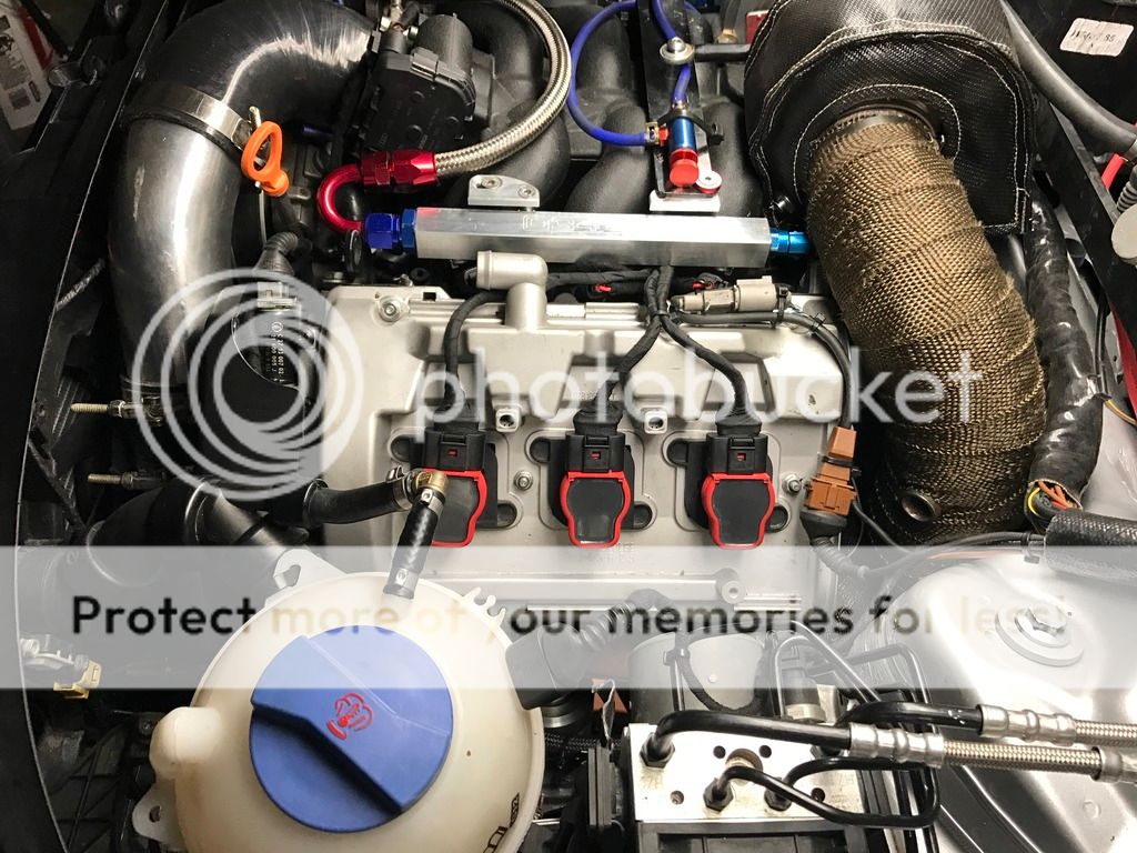 Does anybody with a single turbo 2.7t setup have a nice looking engine bay?