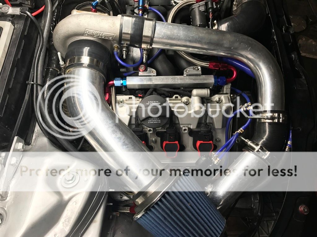 Does anybody with a single turbo 2.7t setup have a nice looking engine bay?