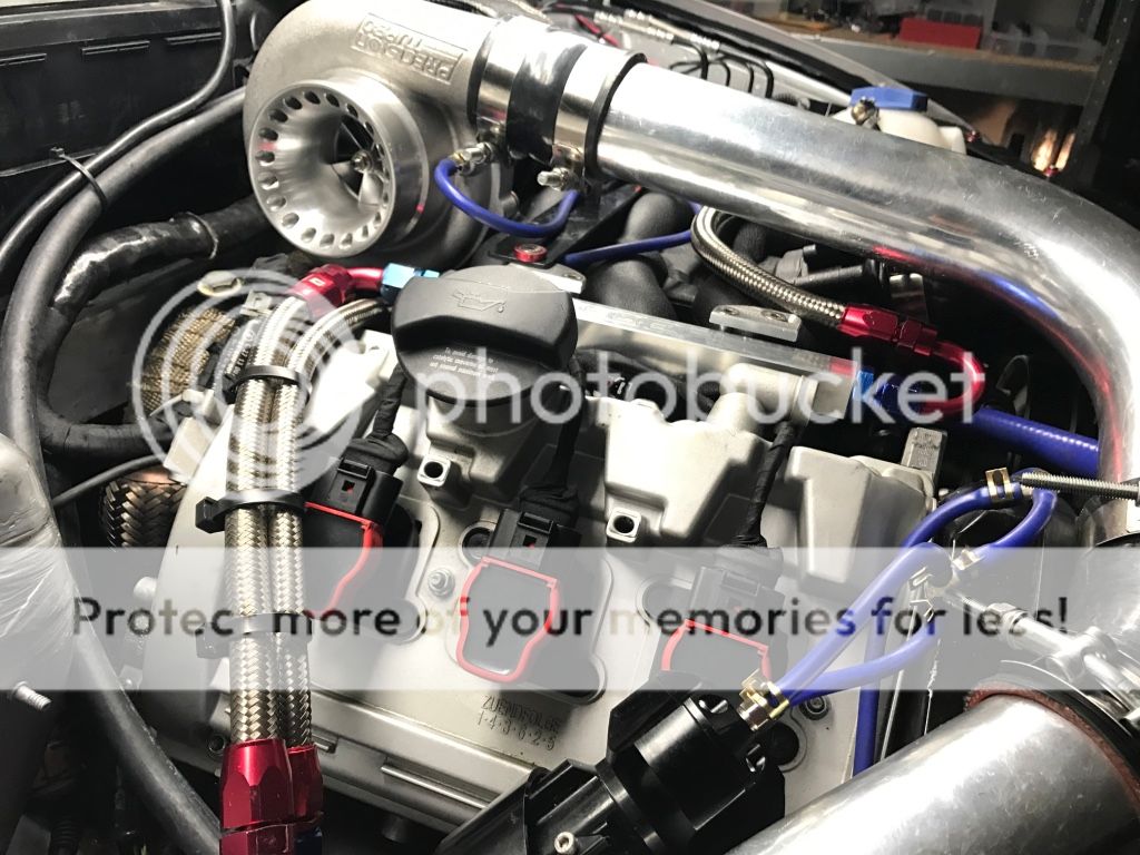 Does anybody with a single turbo 2.7t setup have a nice looking engine bay?