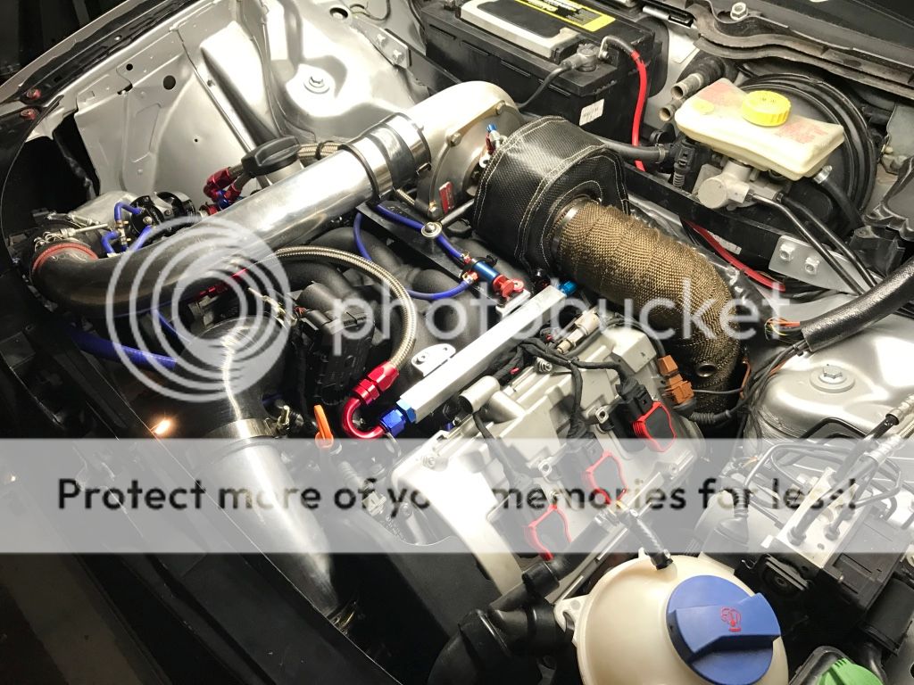 Does anybody with a single turbo 2.7t setup have a nice looking engine bay?