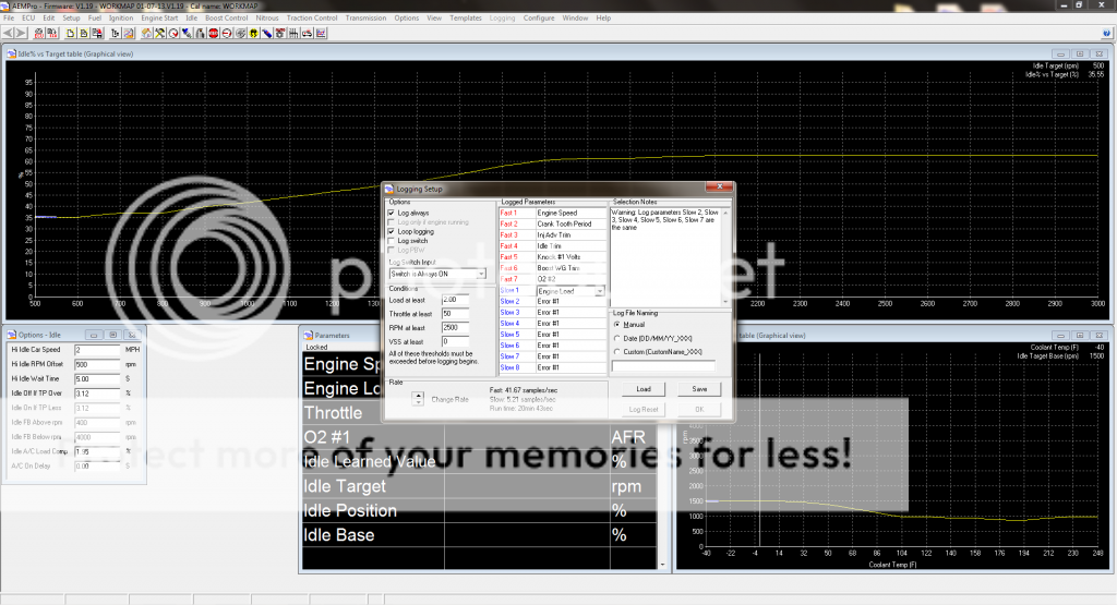 AEMLog - Selecting Logging Channels | Supra Forums