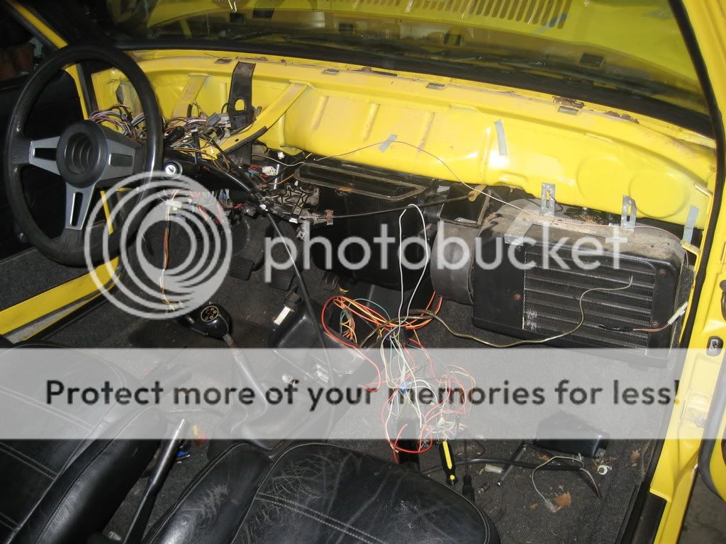 1977 Rabbit dash swap started...... | VW Vortex - Volkswagen Forum