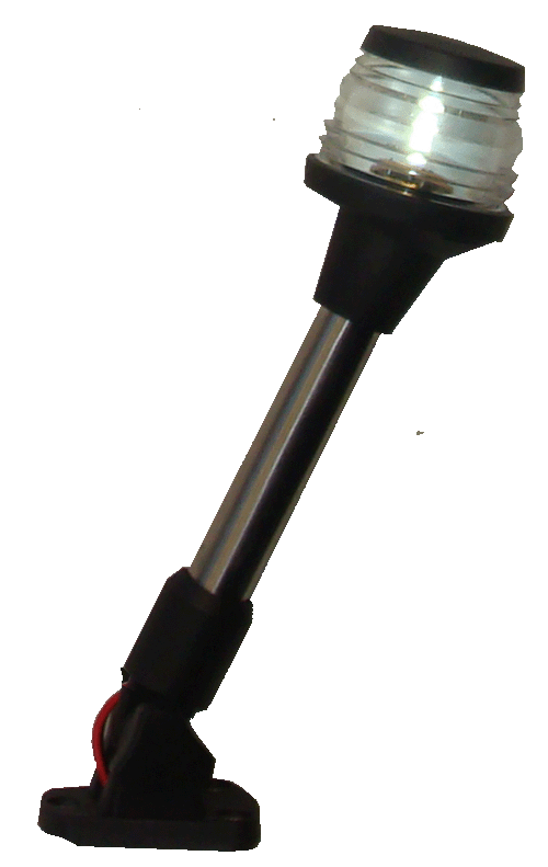 LED ANCHOR / STERN Navigation FOLDABLE LIGHT Stainless | Island Inflatables